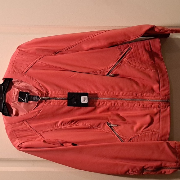 Lane Bryant | Jackets & Coats | Leather Jacket | Poshmark